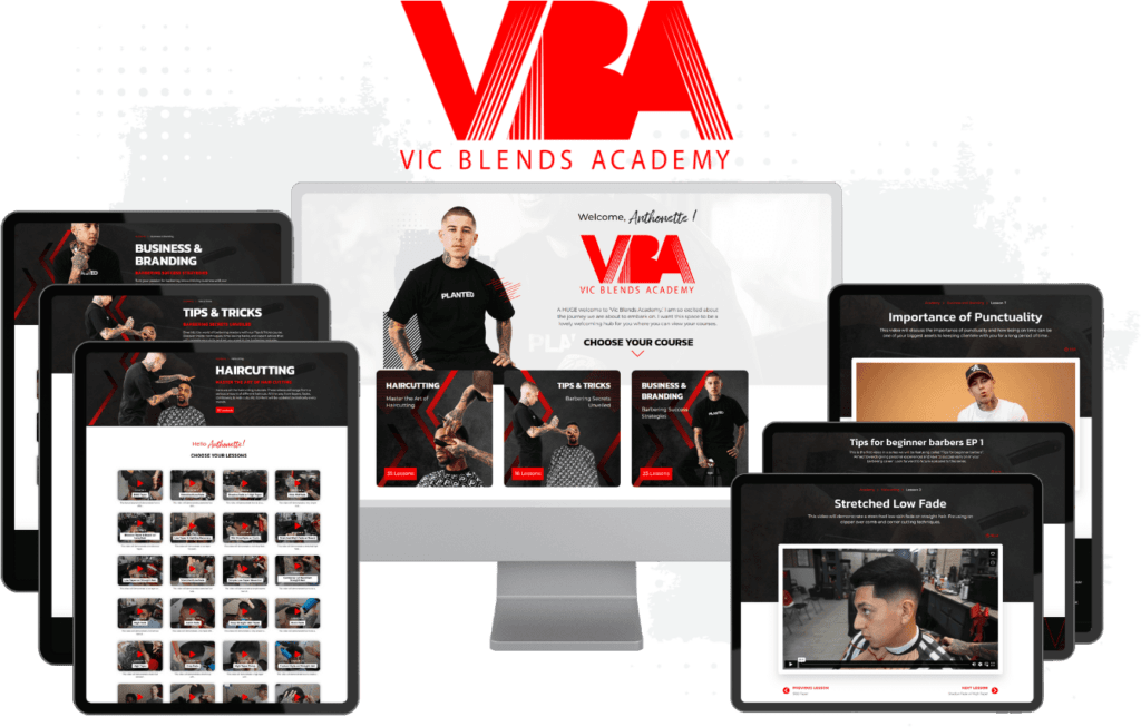 Embark on Your Barbering Journey: Join VicBlends Academy